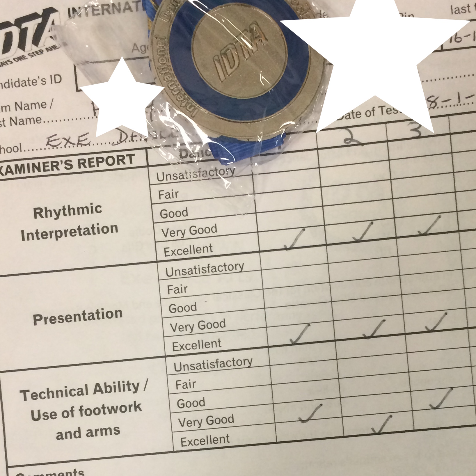 Dance Exam Checklist – RADanceFitness